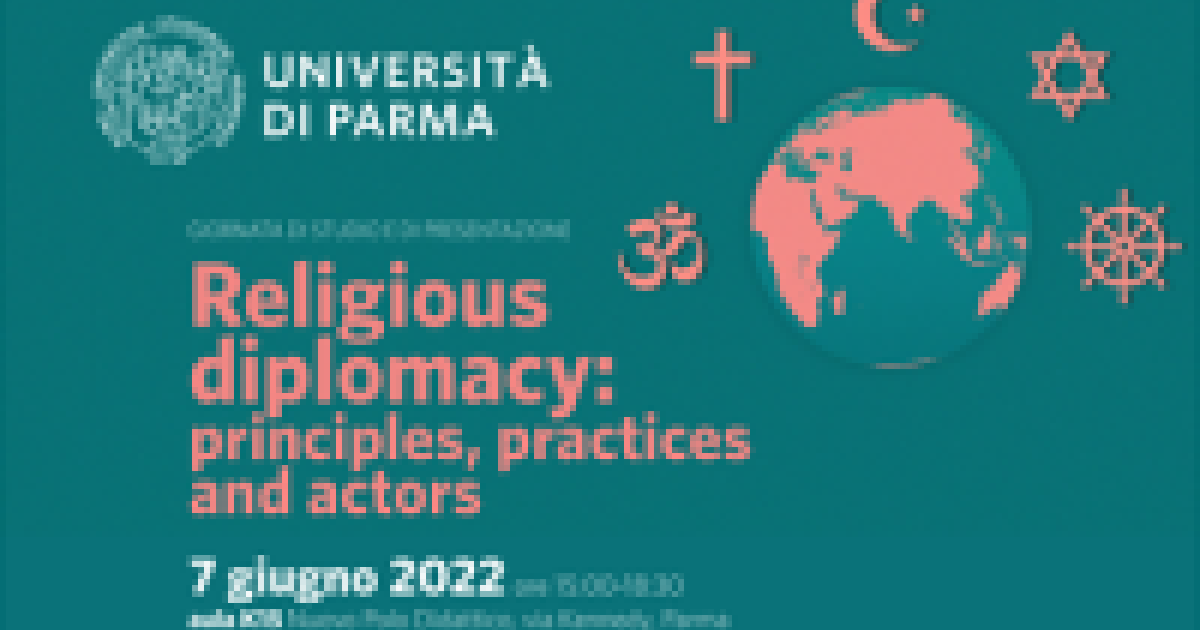 7 giugno 2022 - Presentazione di “Religious Diplomacy” | Dipartimento ...